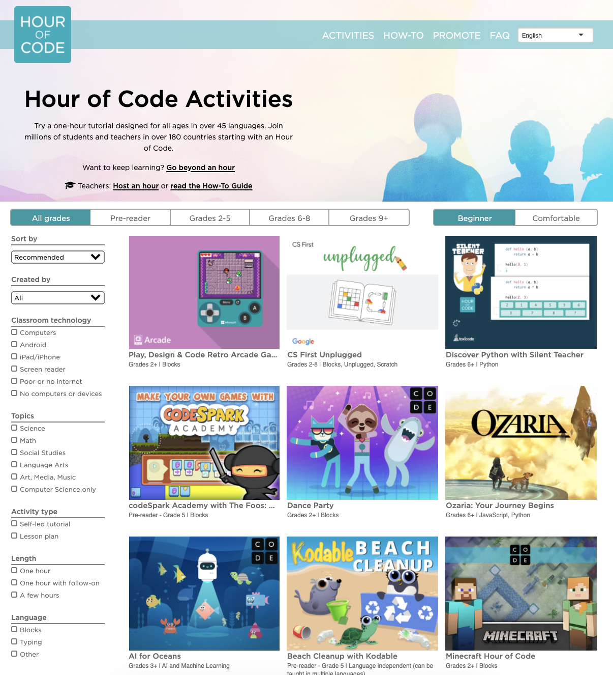 The Library Voice: Hour of Code is Here! Use This Code.org Video ...