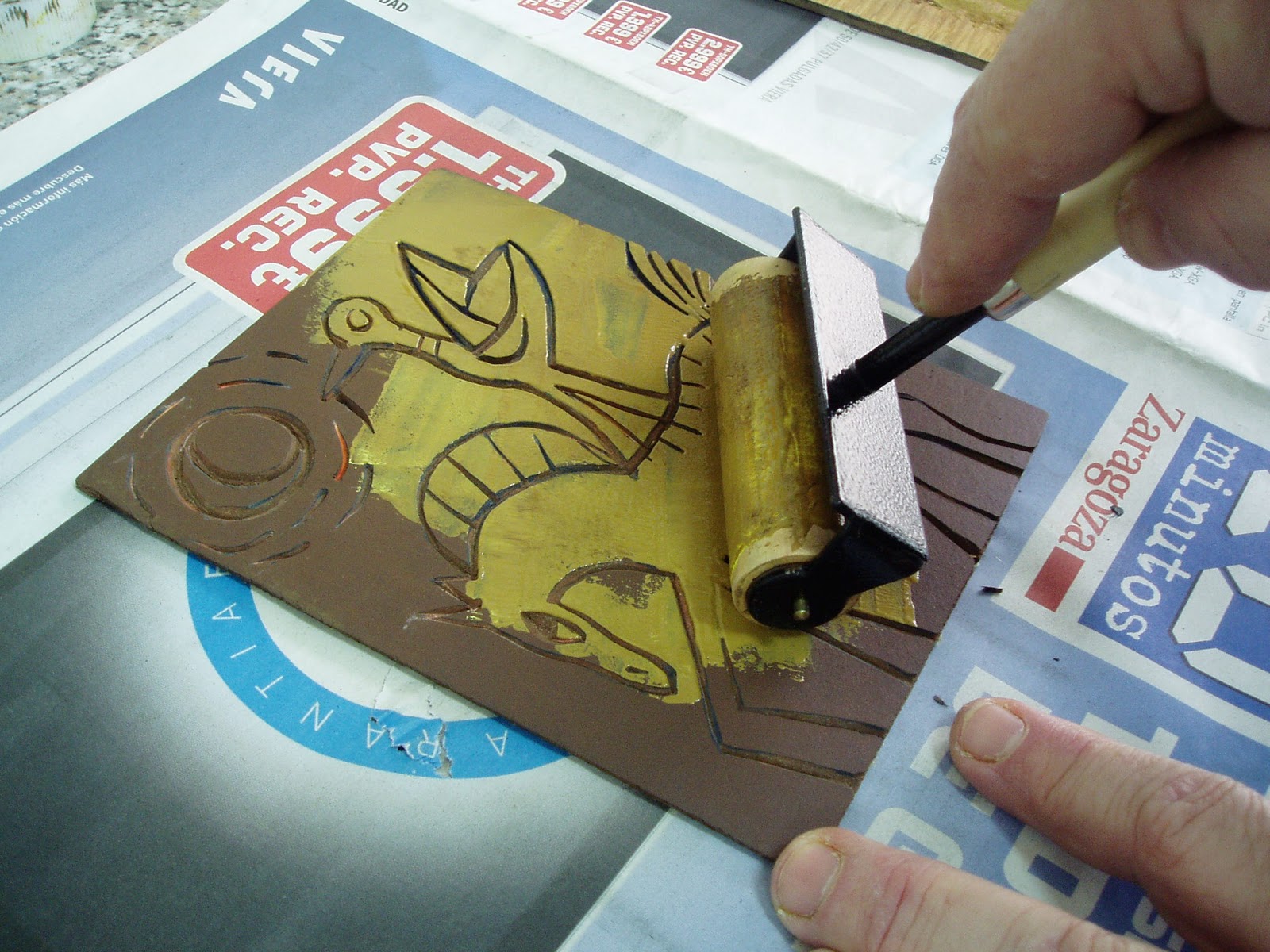 Cómo hacer un Linograbado