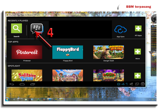 all about my PC: BBM DI PC DENGAN BLUESTACKS