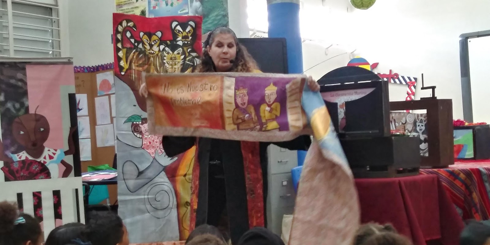 Biblioteca Ana Vizcarrondo de Túa: María Chuzema nos visita