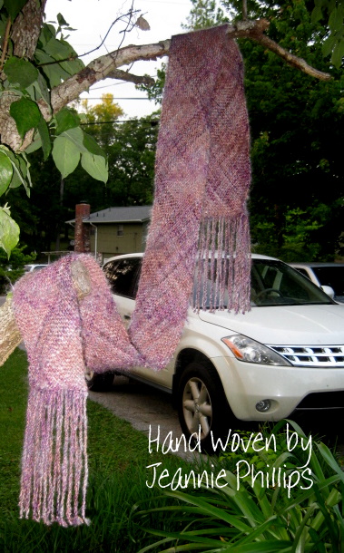 A Place For My Cards: Hand Woven Scarf (Rectangle Weaving Loom)