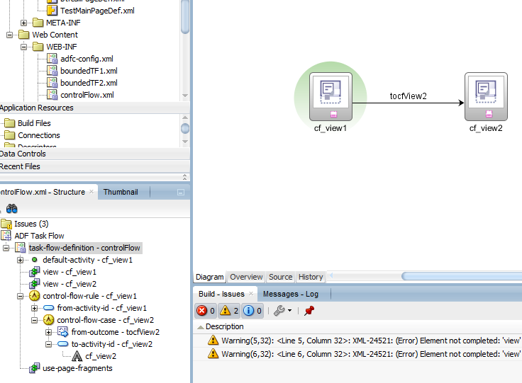 Oracle ADF World: Adding control flow rules to ADF Taskflow