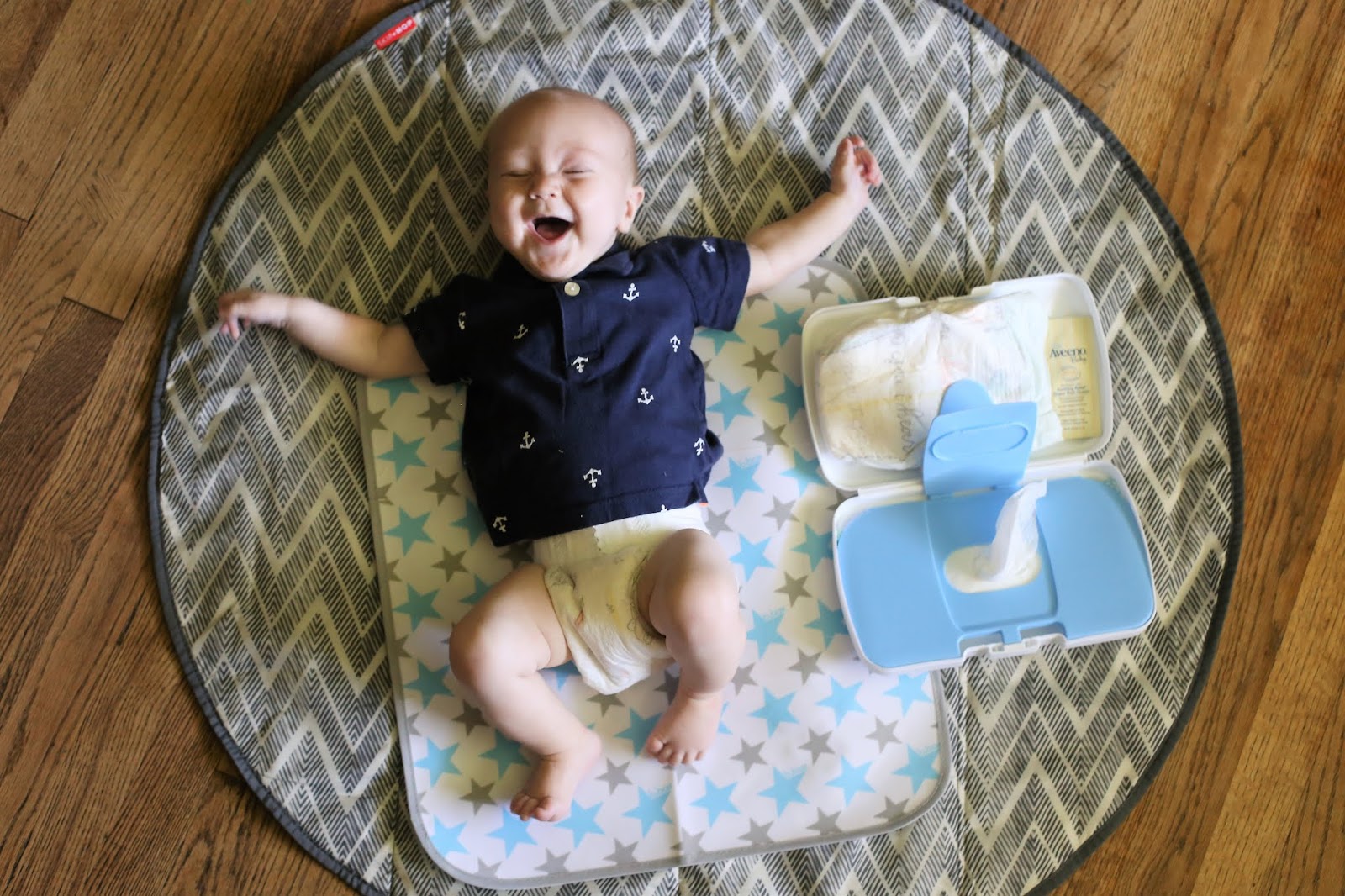 Our Five Ring Circus: Diapering Essentials For At Home and On The Go