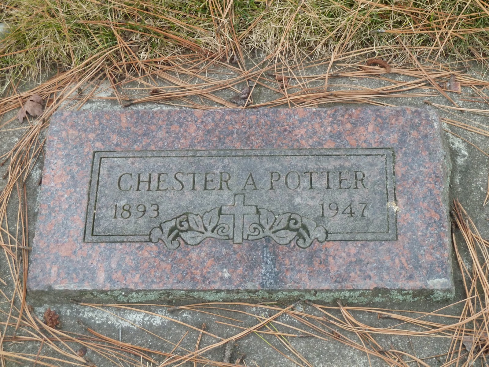 Potter Profiles: Chester A. Potter, 1891-1947, s/o Alfred.