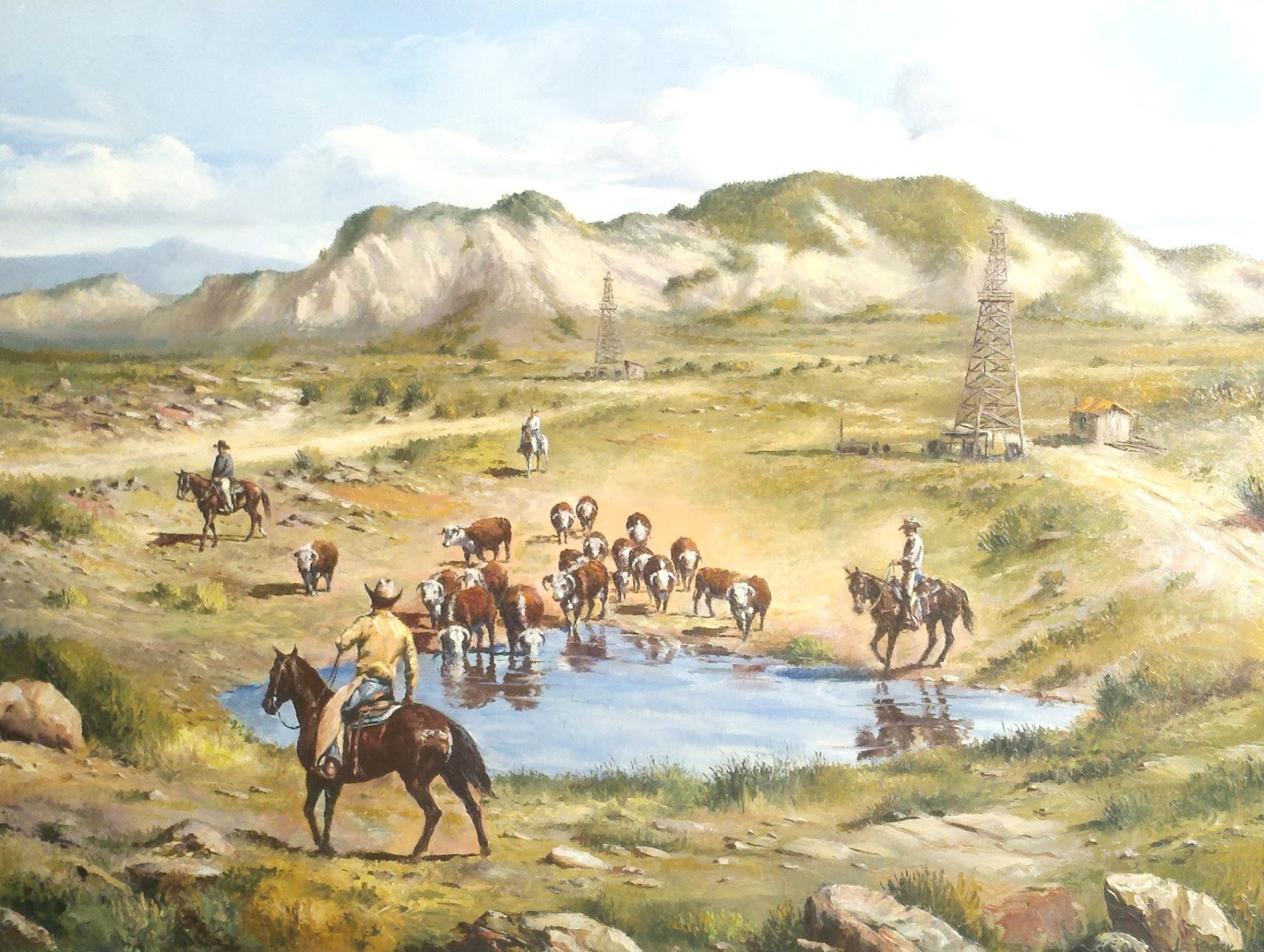 J.R. Mooney Galleries of Fine Art: Texas Trademarks- Joe Peacock