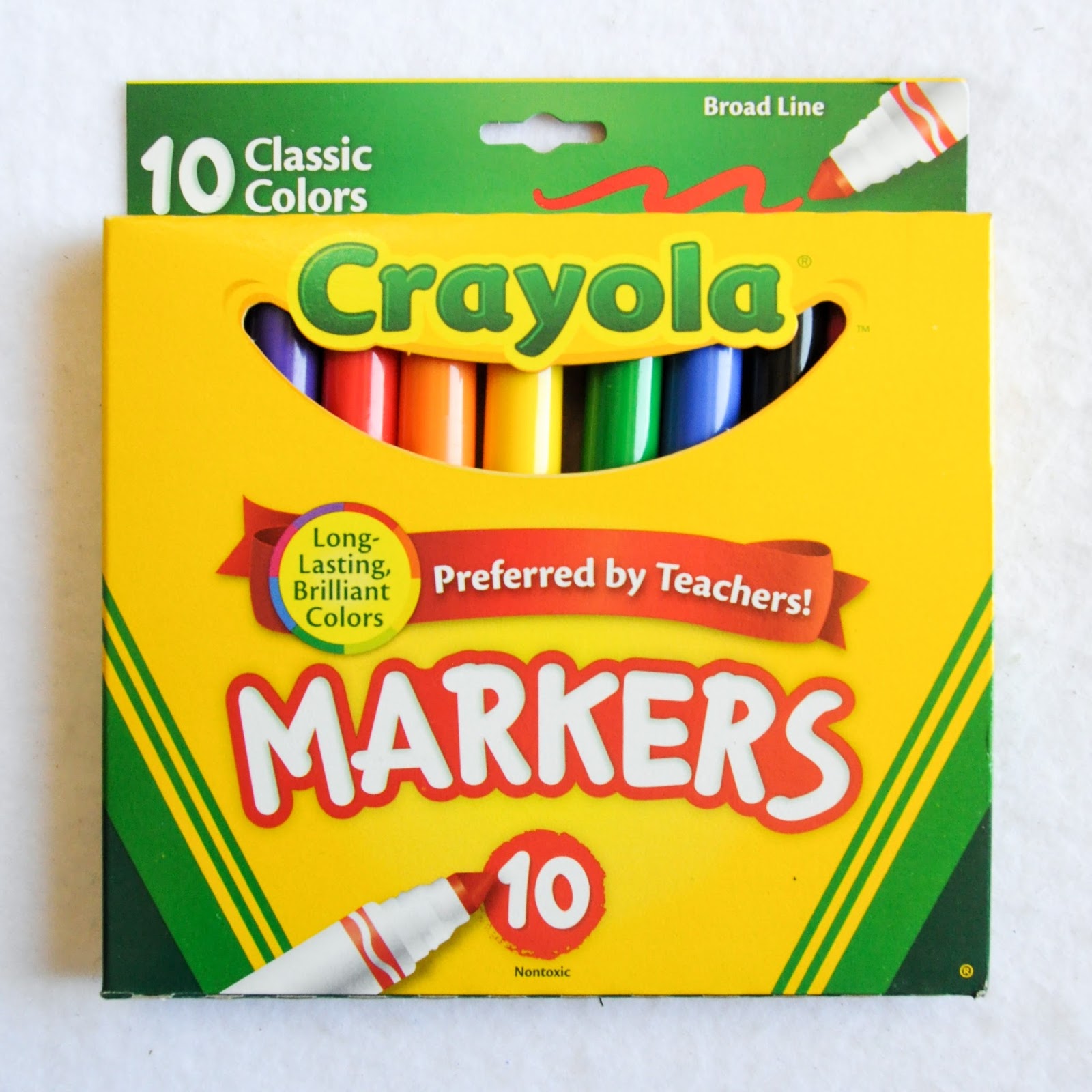 Crayola Broad Line Markers: What's Inside the Box | Jenny's Crayon ...