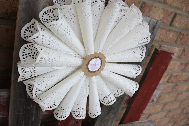 Buckets of Grace: Paper Doily Wreath