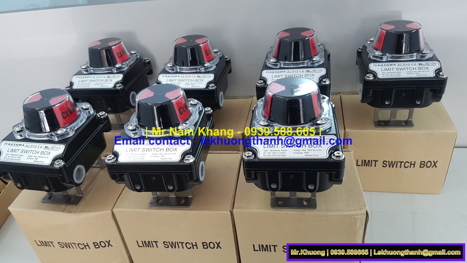 limit switch box ALS10 - AUTOMA Made in korea - Bộ hiển thị đóng mở | MagOne 2016