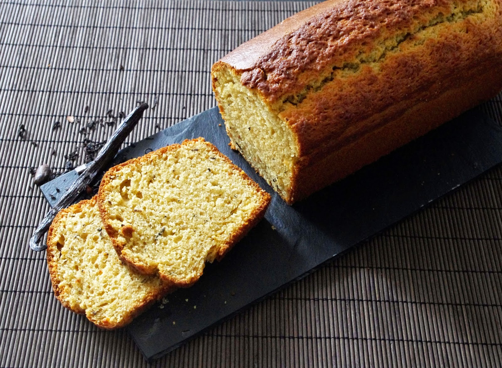 Rêve de gourmandises 2: Cake à la vanille et au thé noir