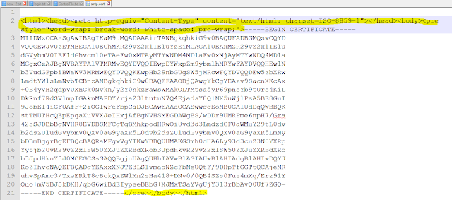 Learning SOA: keytool error: java.lang.Exception: Input not an X.509 certificate