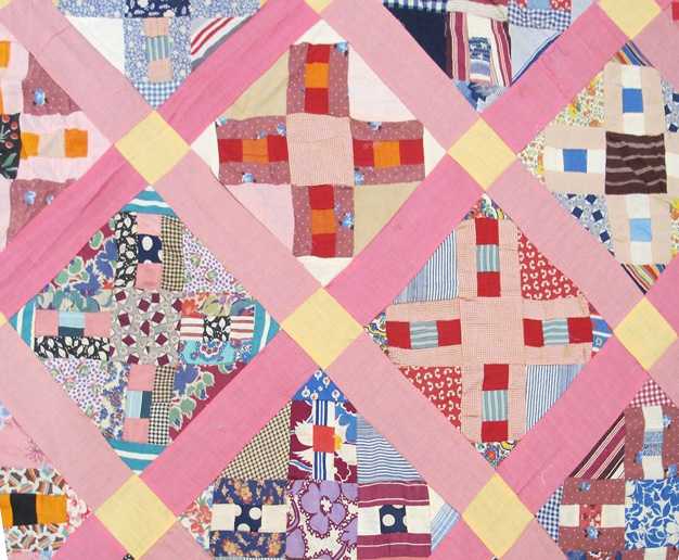 Cloud of Quilt Patterns: At the Depot or Railroad Crossing