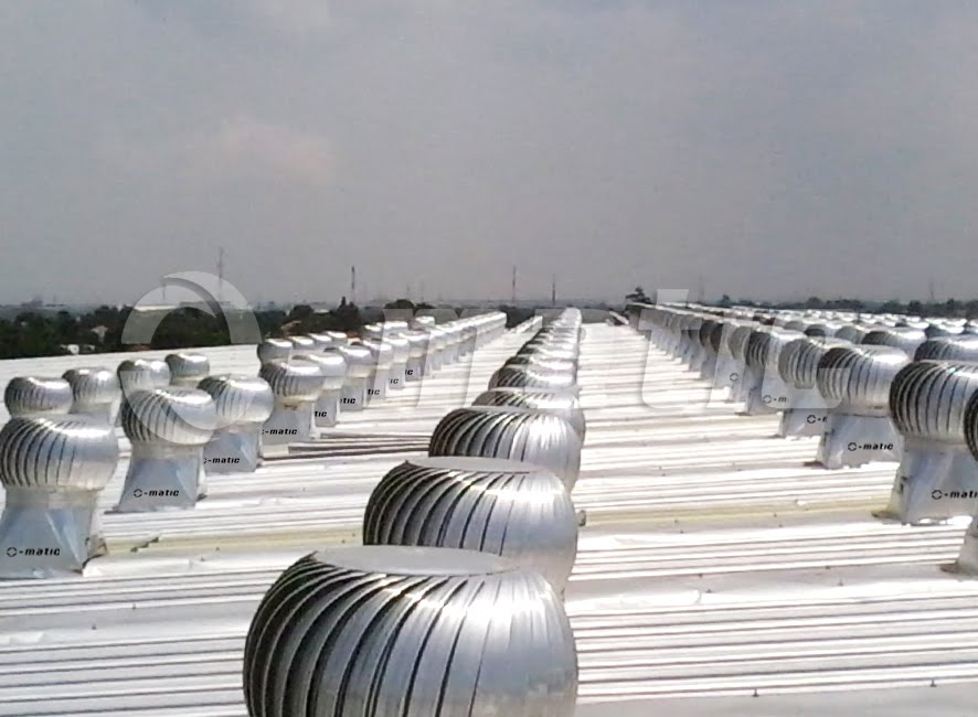 Efektifitas exhaust pabrik gudang dan industri, | Jual turbine ...
