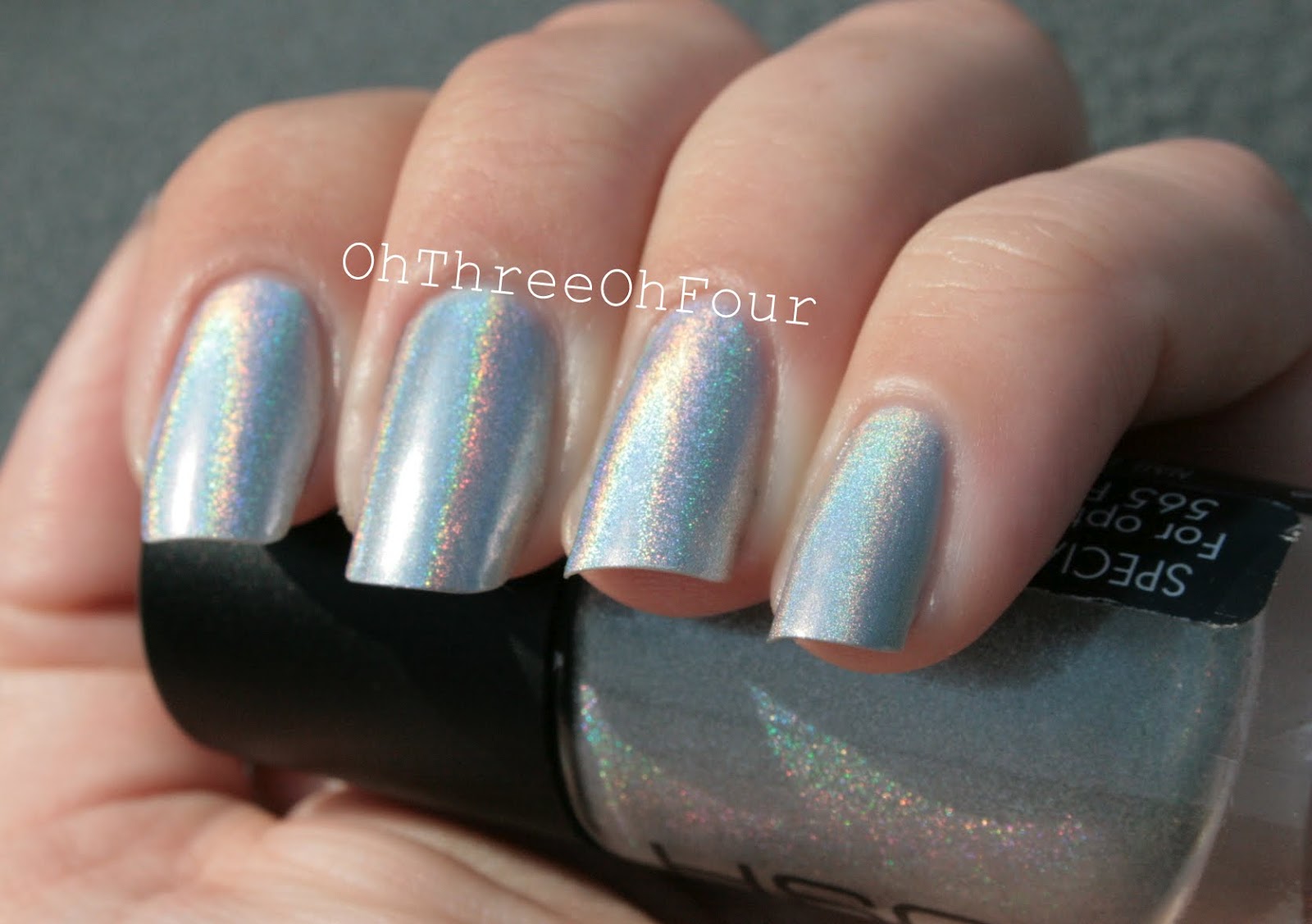 Oh Three Oh Four: Silver Holographic Swatches