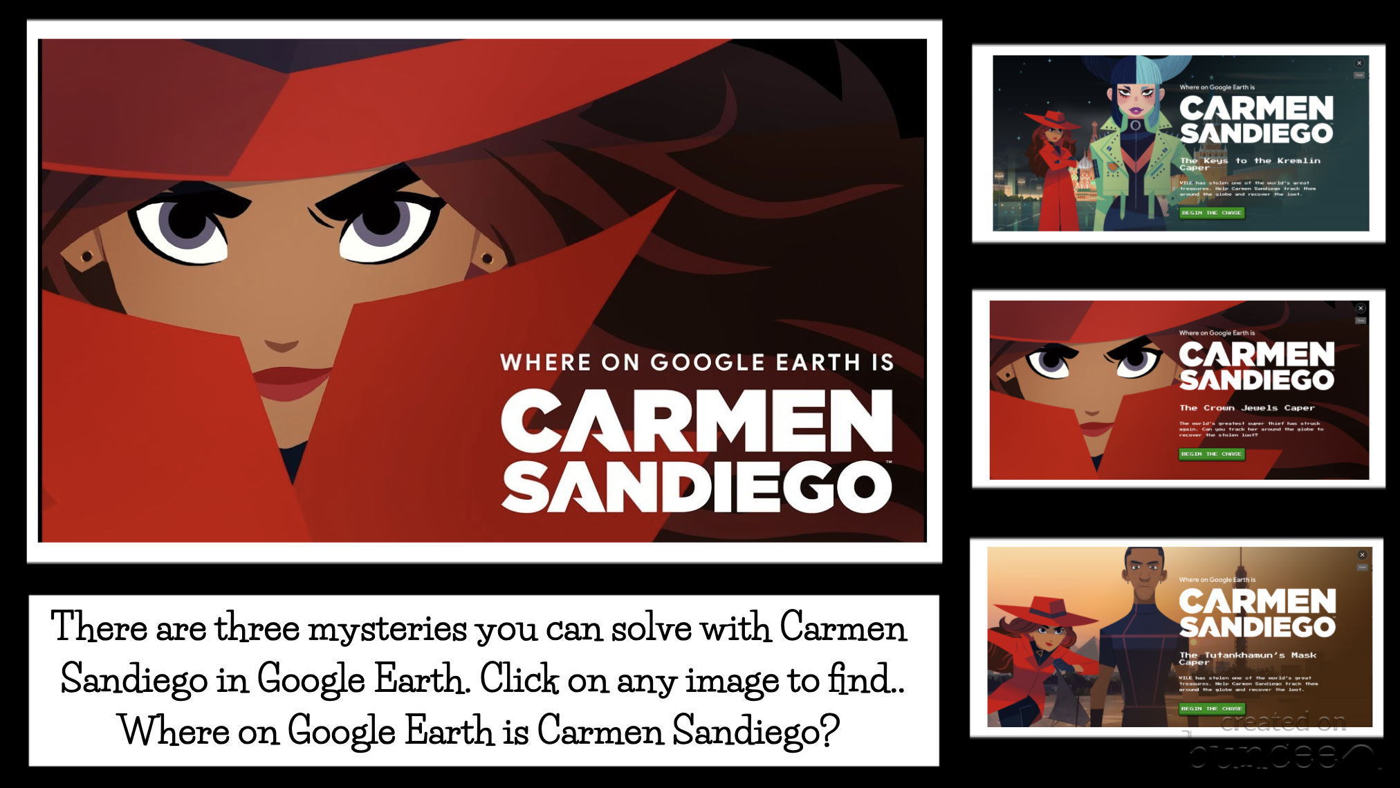 The Library Voice: Where On Google Earth Is Carmen Sandiego? THREE ...