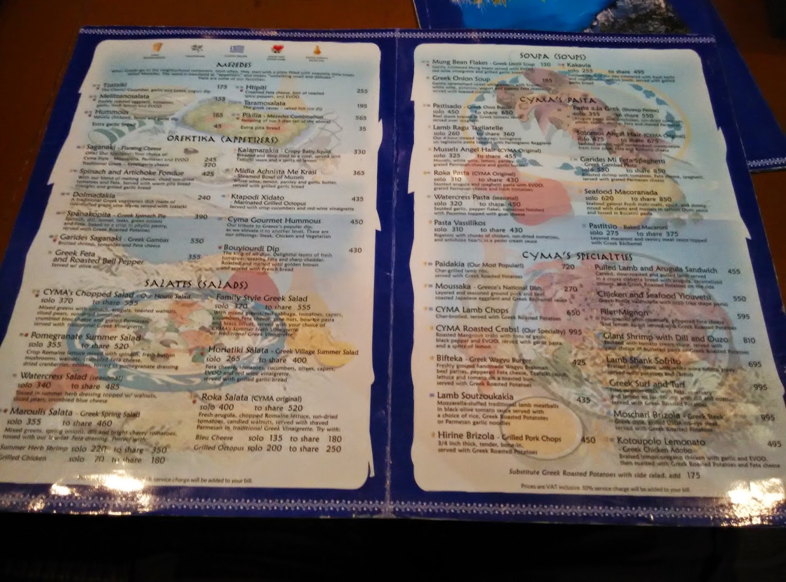 It's About Food!!: CYMA Greek Taverna @ D' Mall, Boracay