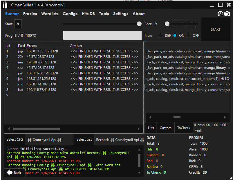Openbullet/SilverBullet Config