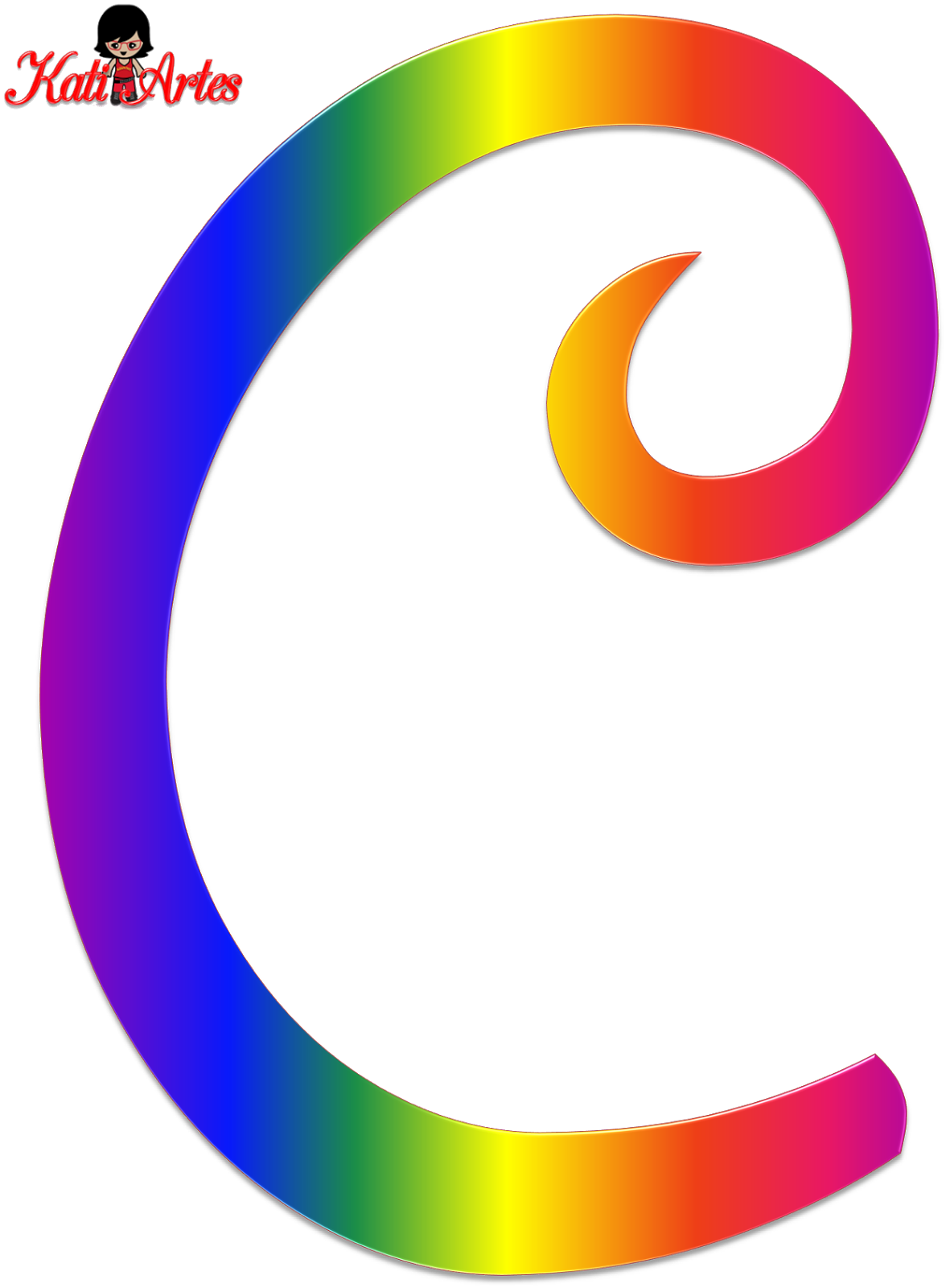 Alfabeto tipo Disney de colores. - Oh my Alfabetos!