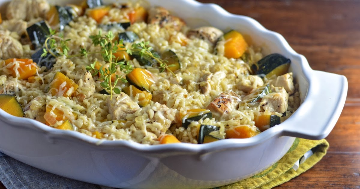 Baked Chicken Risotto with Kabocha Squash {Guest Post - A Cedar Spoon ...
