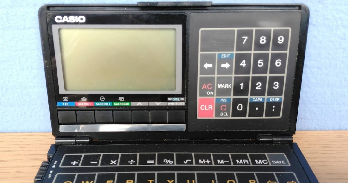 Retro Ordenadores Orty: Casio Digital Diary SF-3000 BK (1986).