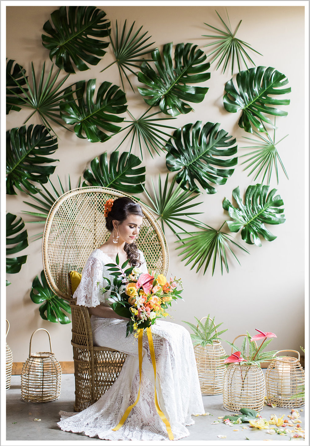 Tropical Party Photobooth Backdrop Ideas