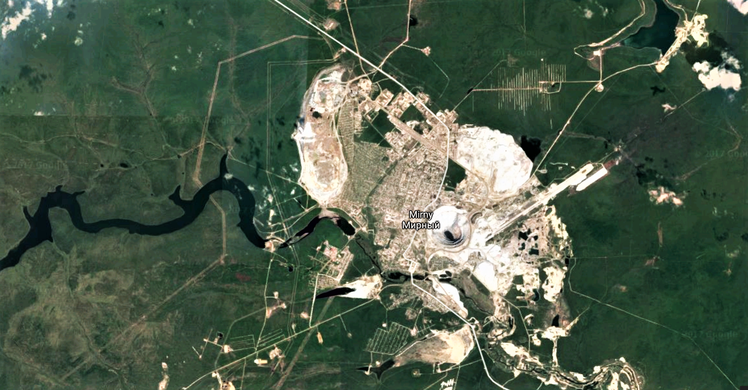 Preâmbulo: Mirny, Iacútia, Rússia.