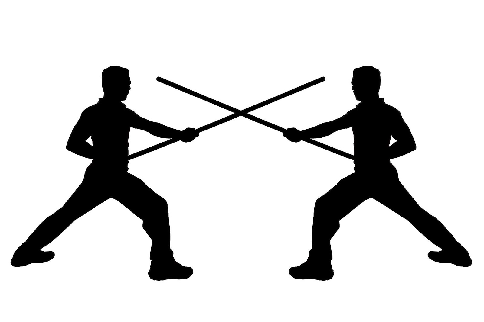 Panchabootha International Martial Arts Academy: Silambam Clipart , vector