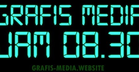 10 Font Gratis Untuk Jam Digital & Kalkulator Digital - Ngeeneet
