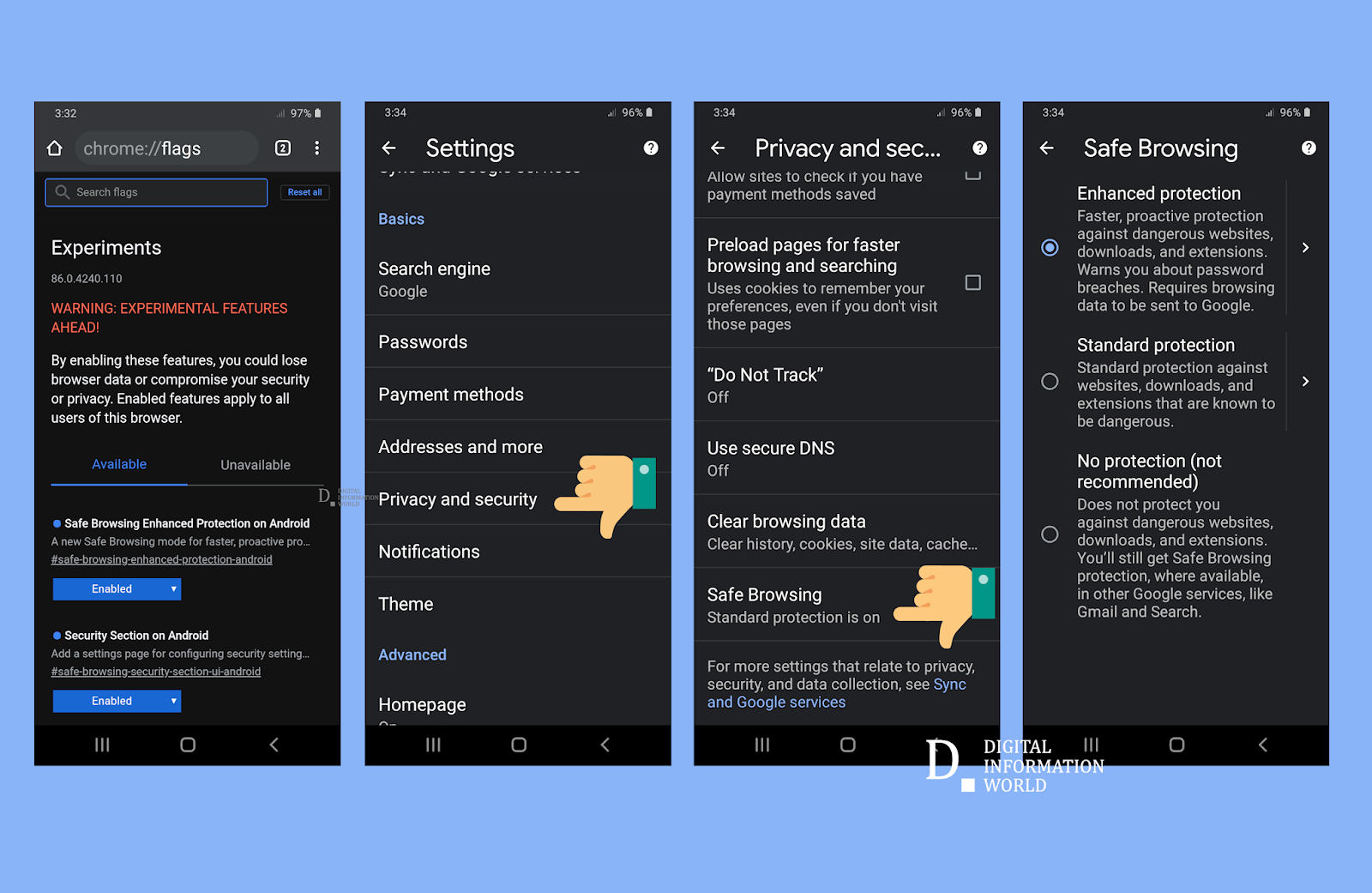 Google Chrome for Android Gets Enhanced Protection Feature