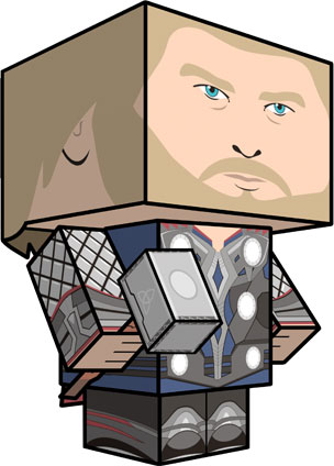 Thor Papercraft Movie Version | Papercraft Paradise | PaperCrafts ...