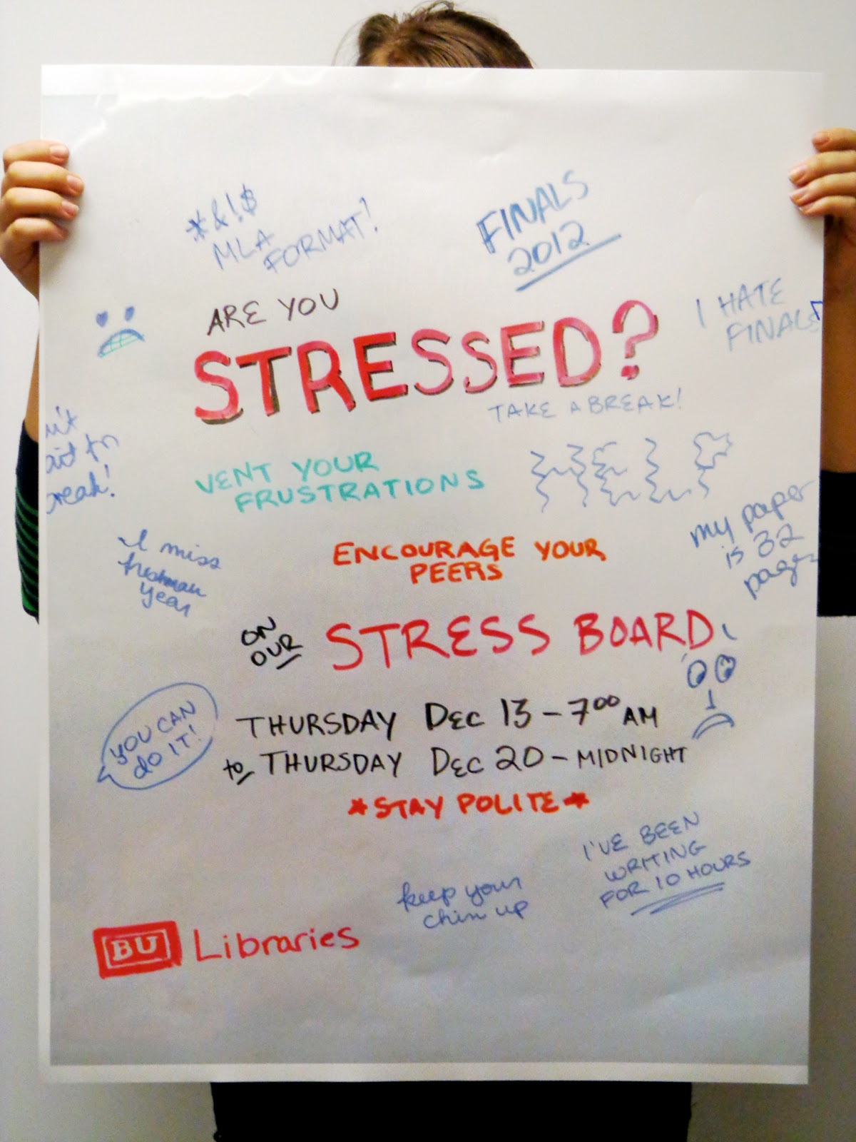 Micaela Brody's Online Portfolio: Stress Board Fall 2012