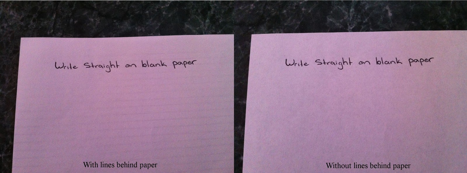 Ma'iingan's Crafts: Writing Straight on Blank Paper