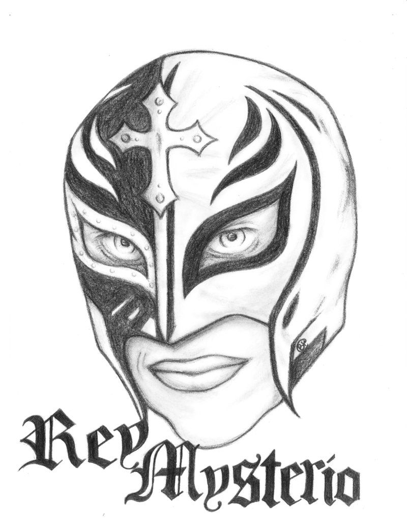 Rey Mysterio Coloring Pages ~ Coloring Pages