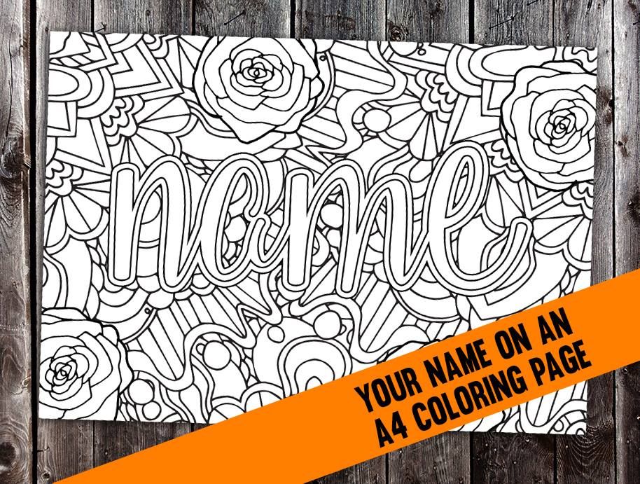Make Your Own Name Coloring Pages ~ Coloring Pages