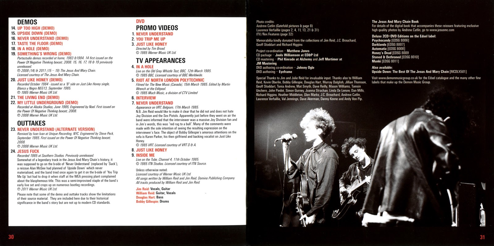 1985 Psychocandy - The Jesus And Mary Chain - Rockronología