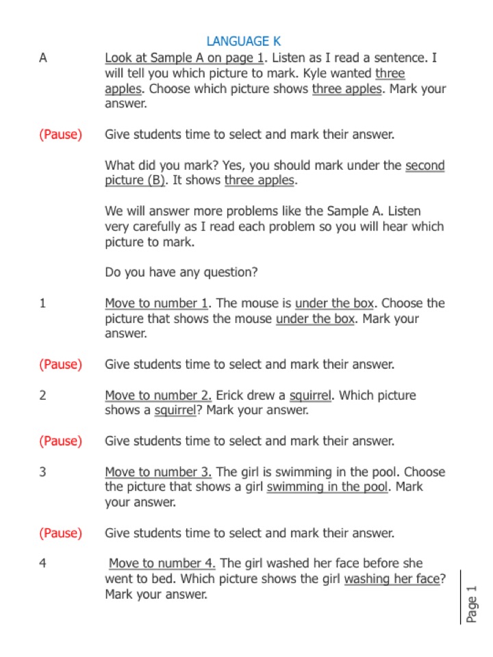 ONLINE SAT-10 Practice Tests for KG, Grade 1, and Grade 2: Diagnostic ...