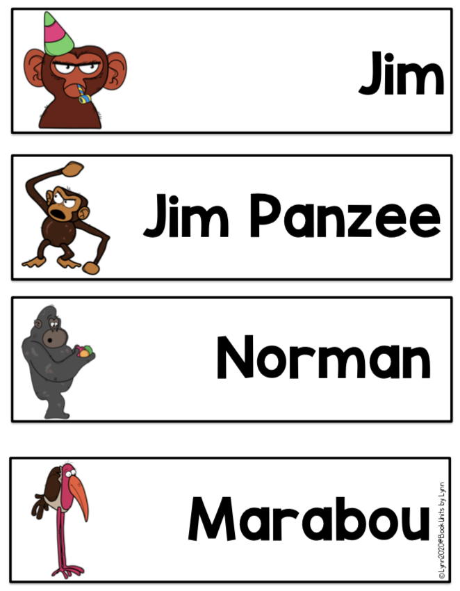 GRUMPY MONKEY PARTY TIME! BOOK UNIT ~ Book Units by Lynn