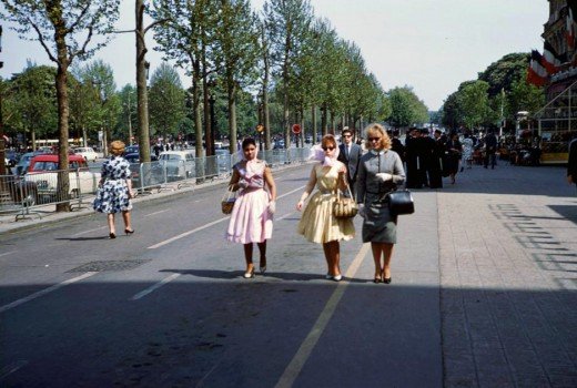Color Photographs of Paris in the 1960s ~ Vintage Everyday