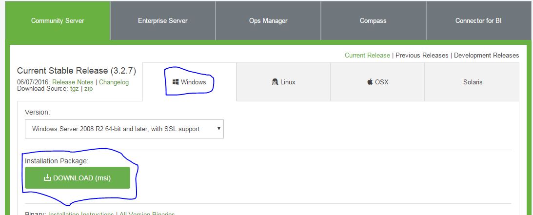 MongoDB for absolute beginners: MongoDB installation on windows MongoDB for absolute beginners: MongoDB installation on windows