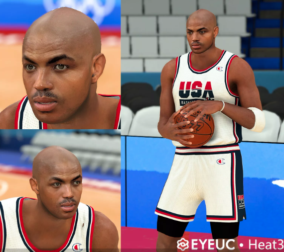NBA 2K20 Charles Barkley Cyberface and Body Model Young Version by ...