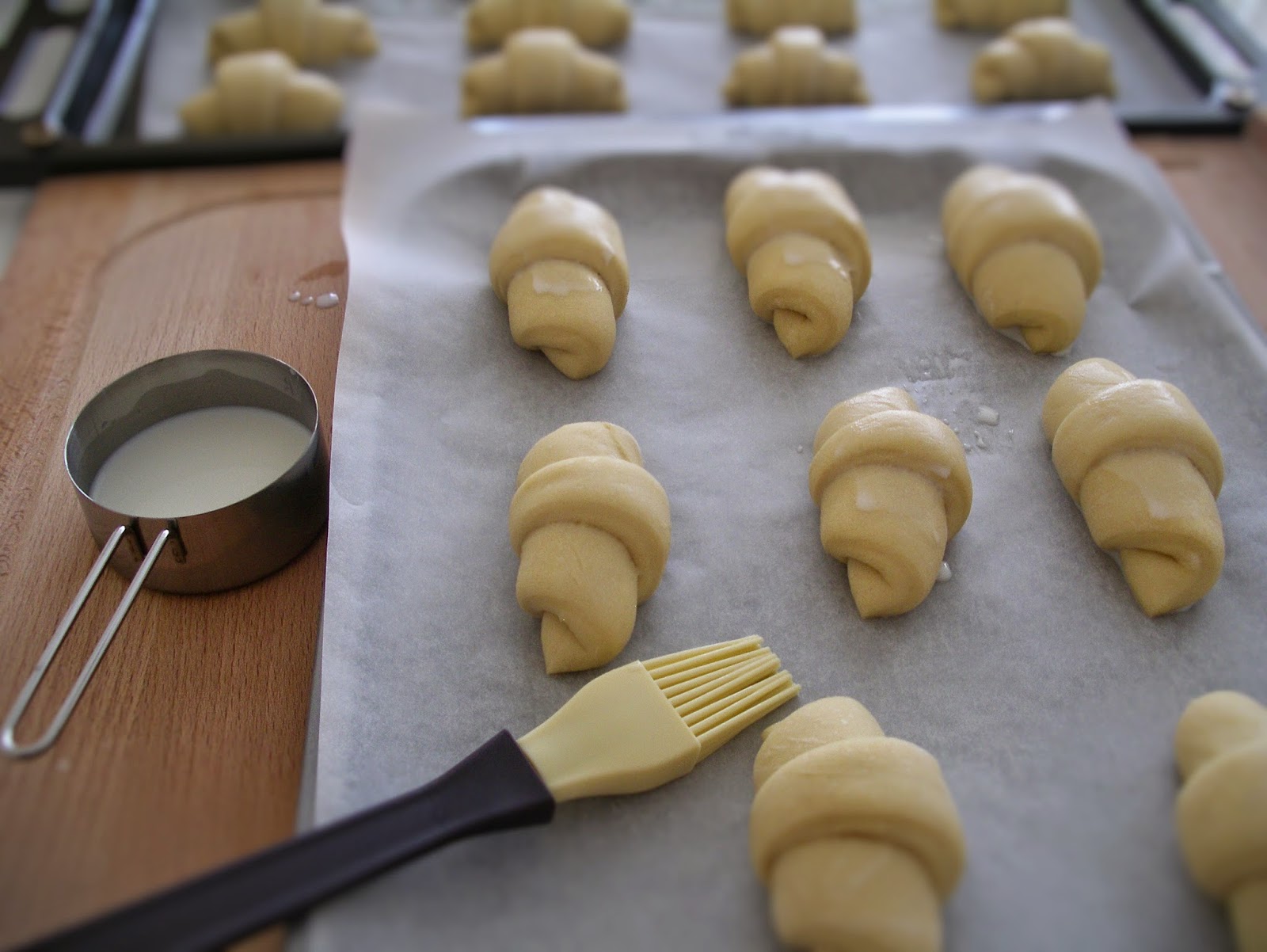 KITCHEN IN THE SAND: Croissant-shaped milk bread