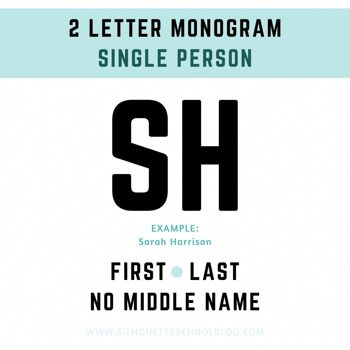 How to Format Monogram Designs - Silhouette School