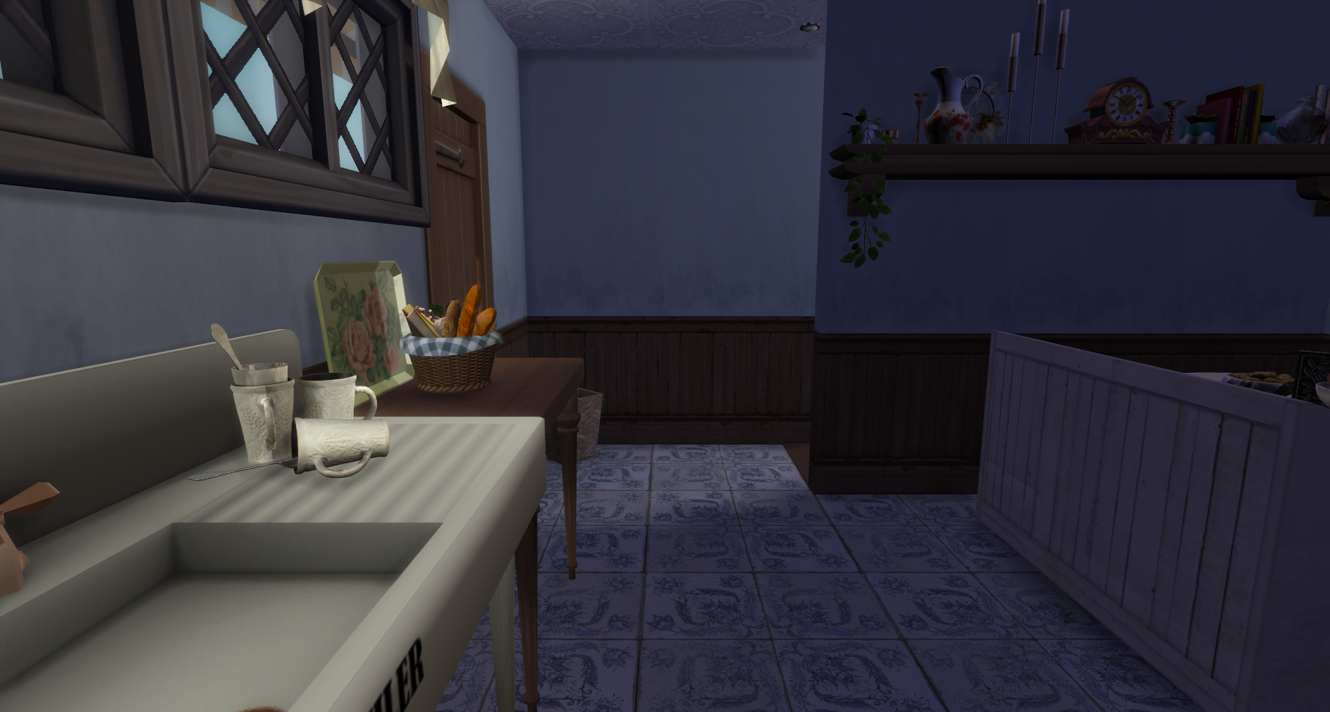 The Sims Powder Room: The Cronhardt