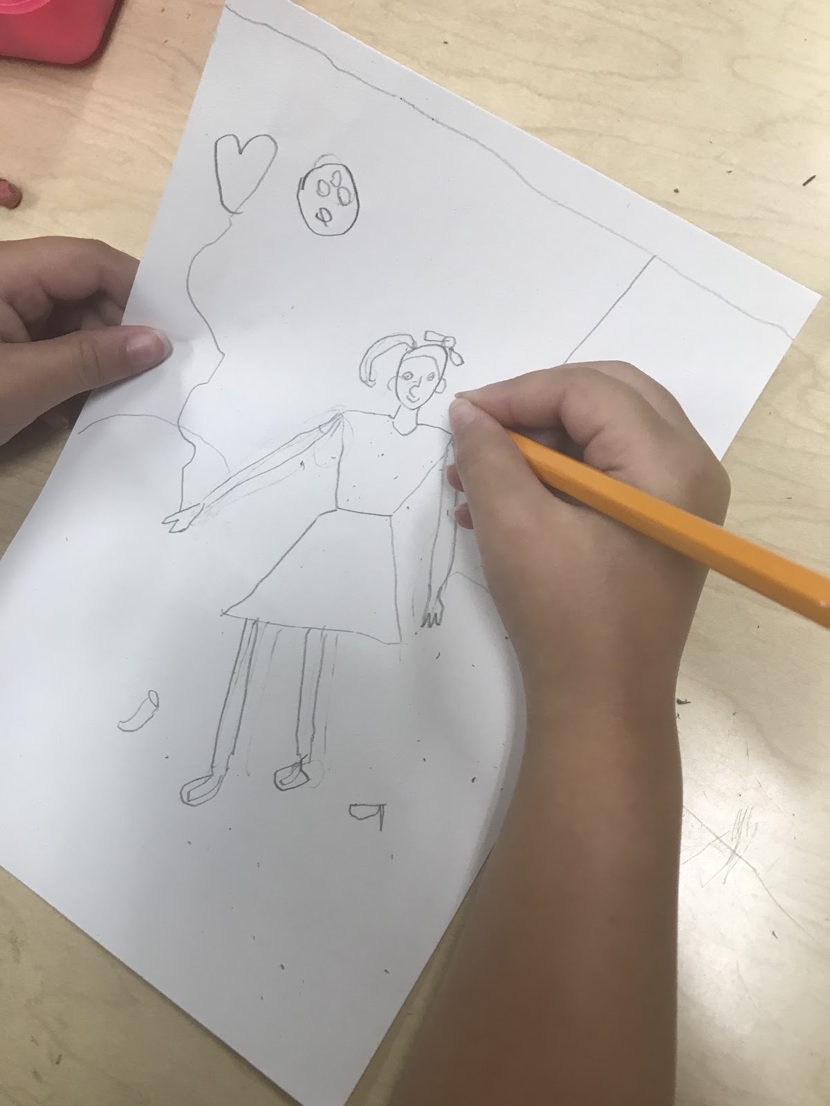 Elements of the Art Room: 1st and 2nd self portraits