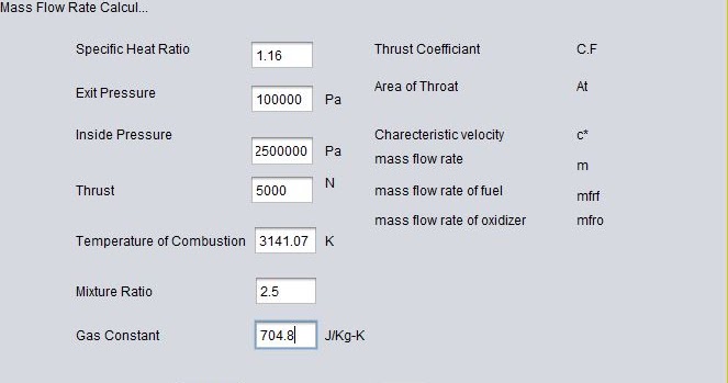 PINTLE INJECTOR: Computer software for pintle injector design data