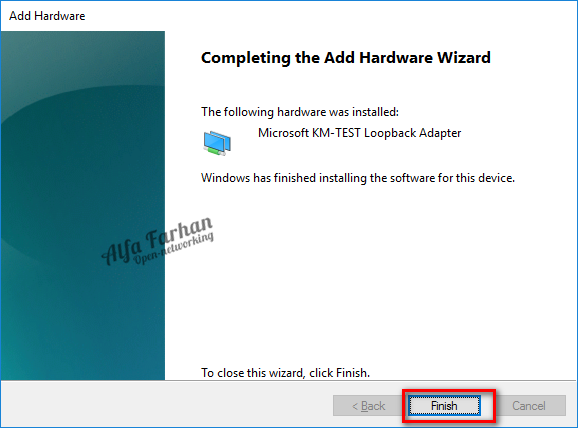 Menambahkan Interface Virtual Loopback Pada Windows ~ Open Networking