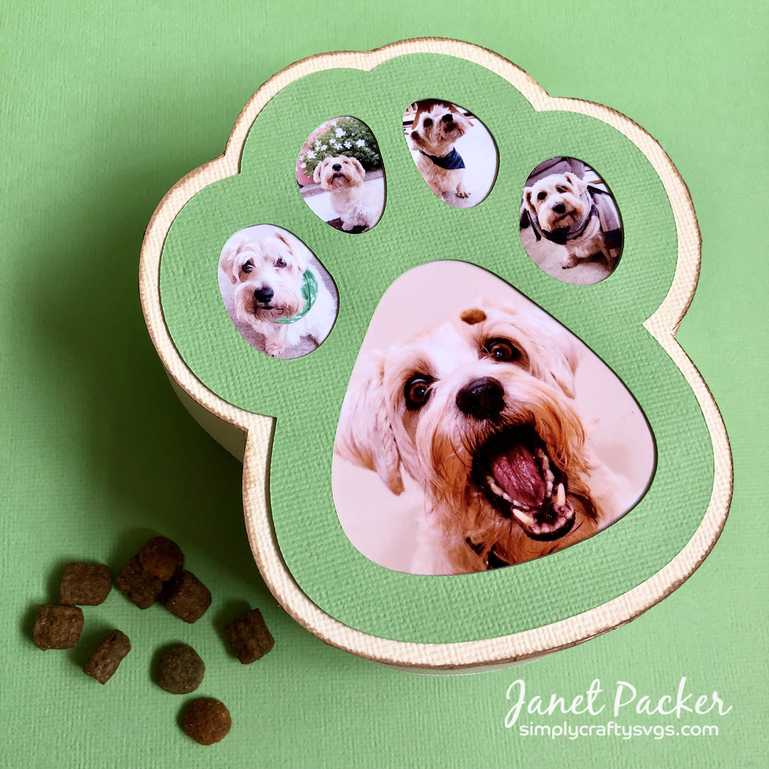 Crafting Quine: Dog Paw Photo Box