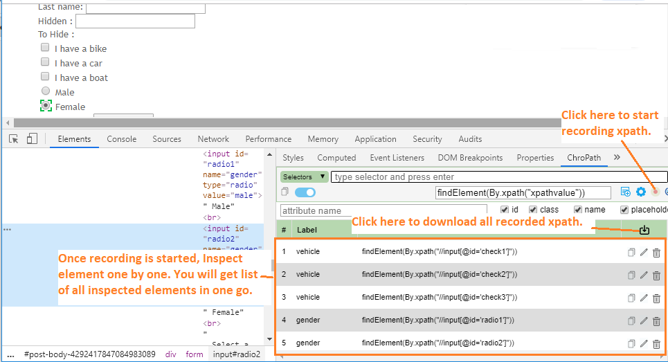 ChroPath - Find XPath and CSS Selector using google chrome extension ChroPath - Find XPath and CSS Selector using google chrome extension