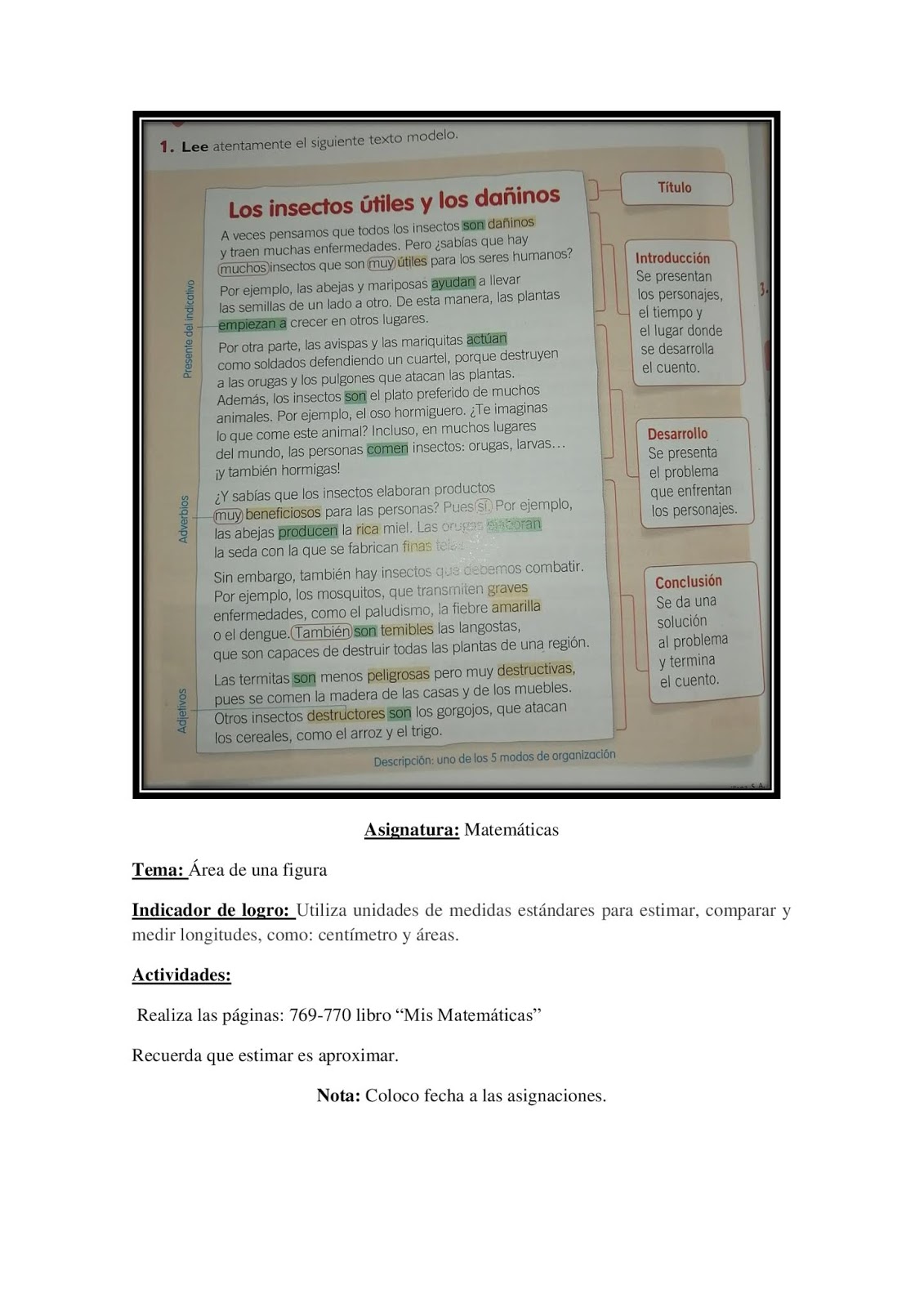 Agenda de Tareas 3ro A Tía Yenny: Agenda de actividades Viernes 22 de ...