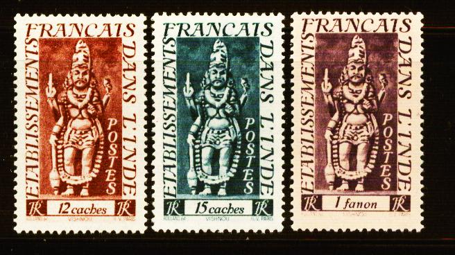 Heritage of India stamps site: French India stamps collection "Page-2"