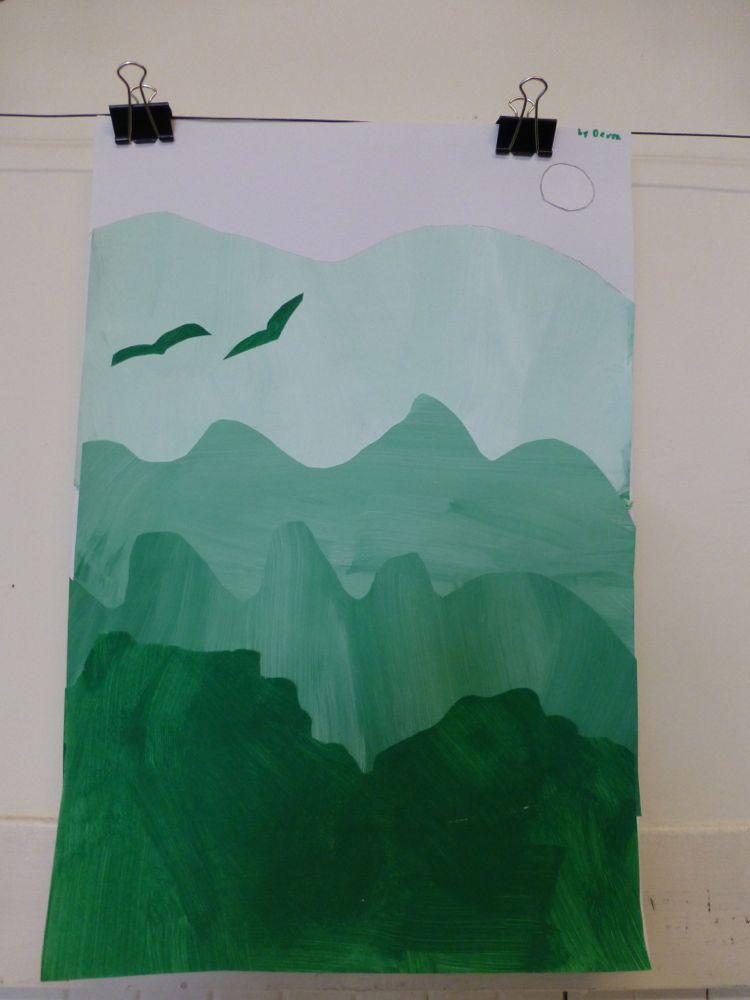 The Accidental Art Teacher: Color Value landscapes